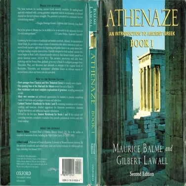 [Gram , griego] athenaze. an introduction to ancient greek | PDF