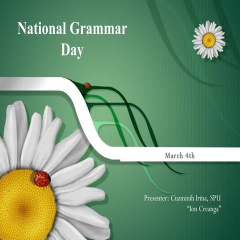 National Grammar Day 2 | PPT