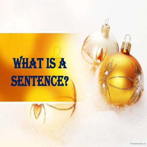 Sentences | PPT