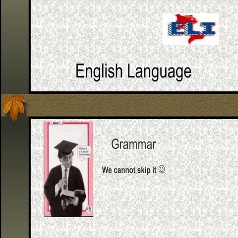 English Grammar | PPT