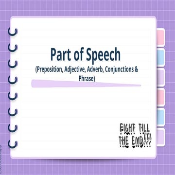 Grammar in sentence 23 CONJUNCTION, PREPOSITION, VERB, ADJECTIVE, NOUN ...