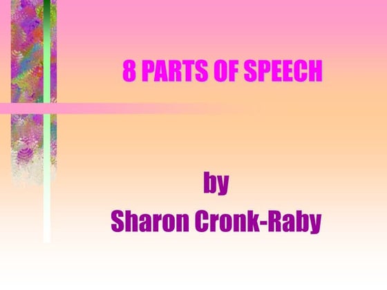 english Grammar - Eight Parts of Speech.ppt