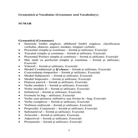 English Grammar and vocabulary | PDF