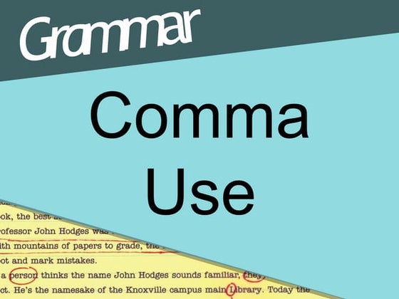 Grammar - Comma Use | PDF