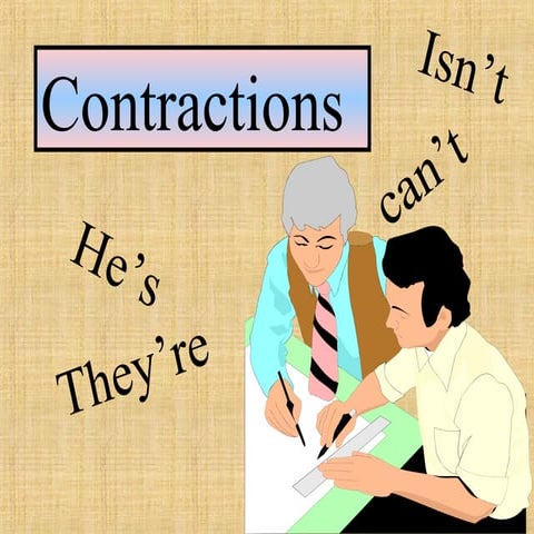 Grammar contractions | PPT
