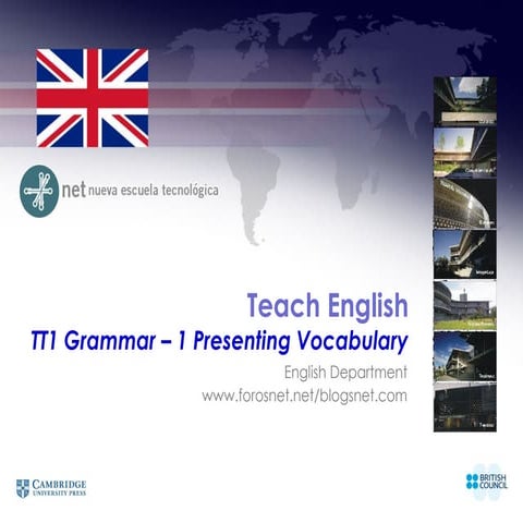 Grammar presenting-vocabulary | PPT
