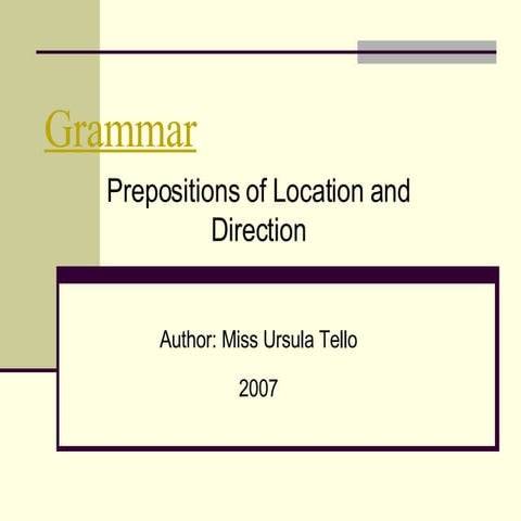 Grammar Review | PPT