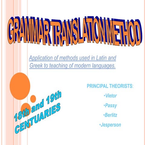 Seminar on Language Teaching-ALM