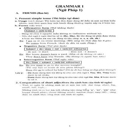 Grammar 7 | PDF