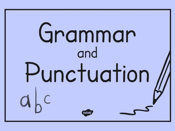 Grammar and punctuation | PPT