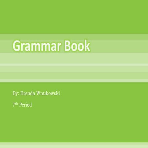 Irregular Verbs | PPTX