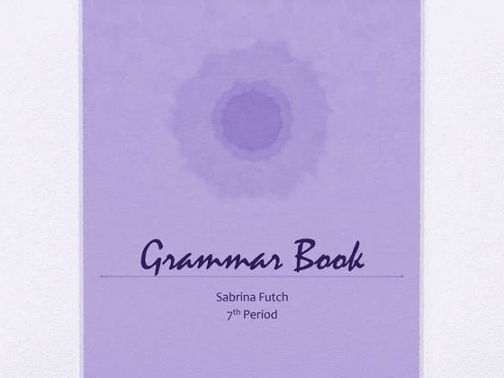 My grammarbook] | PPT