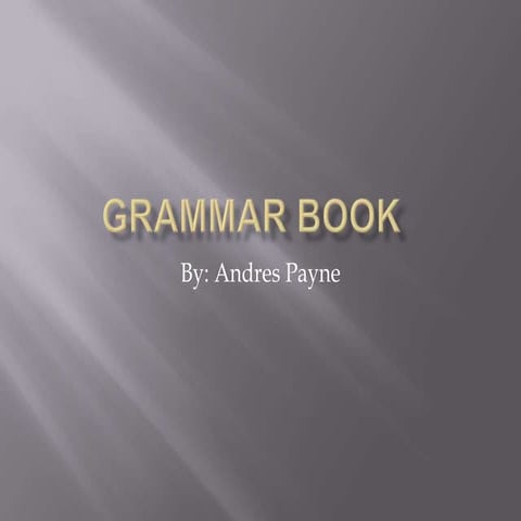 Grammar book | PPT