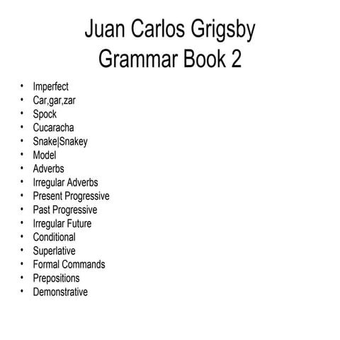 Grammar book 2 | PPT