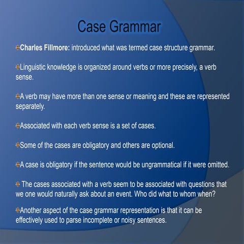 Grammar case 1 | PPTX | Books and Literature