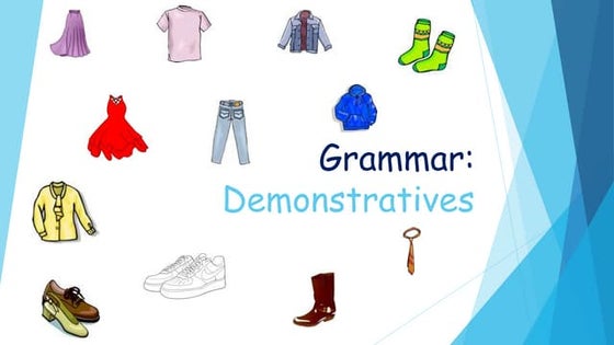 Demonstrative Adjectives.pptxadministracion | PPT