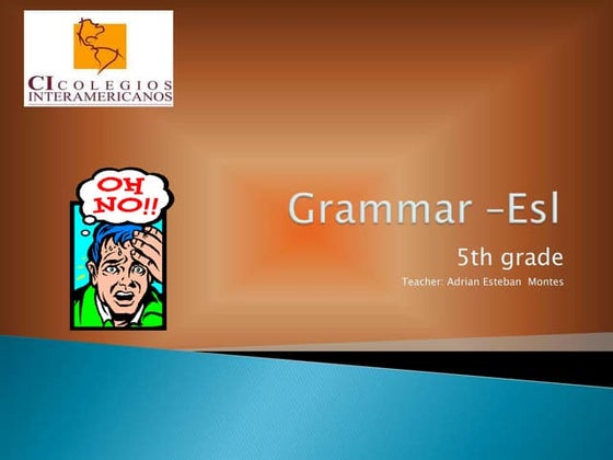 English grammar charts for esl | PDF