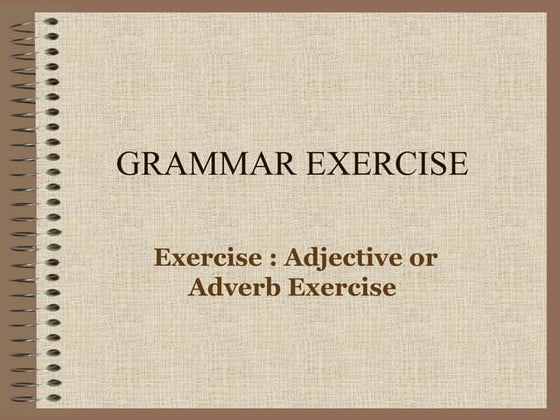 Adverb of manner | PPTX