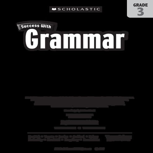 Grammar Grade 3 Pdf