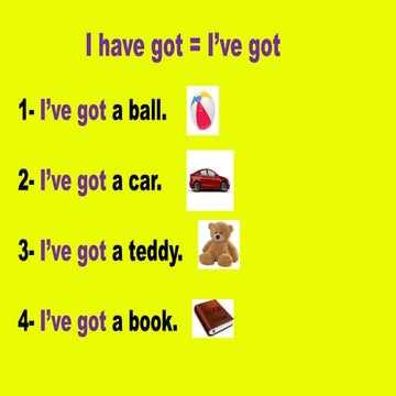 Grammar have got.pptx simple grammar for kids | PPT