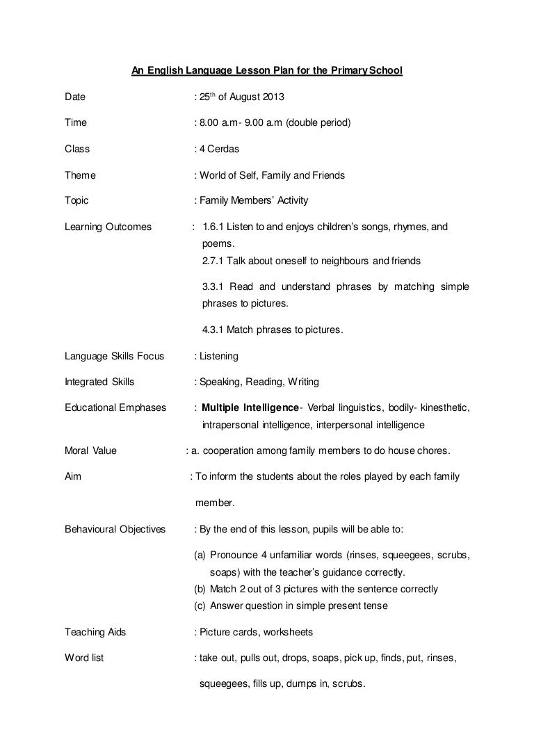 Grammar lesson plan new