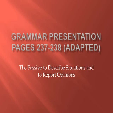 Grammar presentation 14 | PPTX