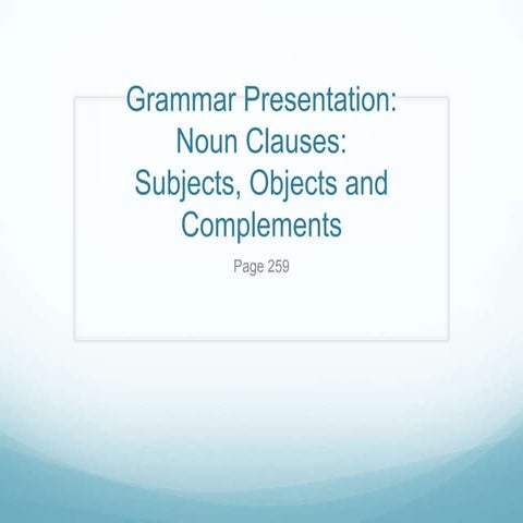 Grammar presentation 159 | PPTX