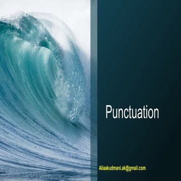 Grammar punctuation | PPT