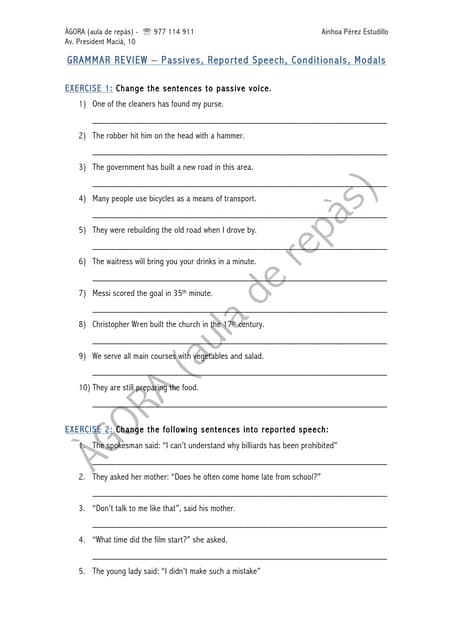 ENOUGH AND TOO - Grammar exercises. | PDF