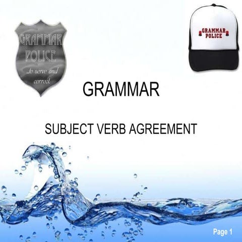 Grammar sva | PPTX