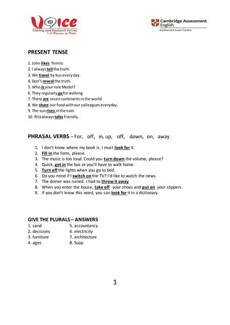 Natural and inverted order of sentences | PPTX