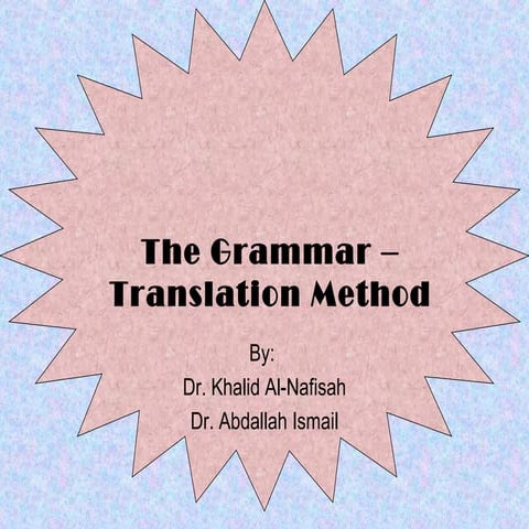 grammar-translation-method