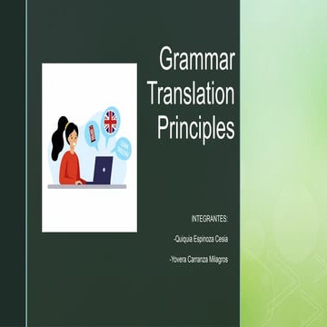 Grammar Translation Principles.pptxcascc | PPT