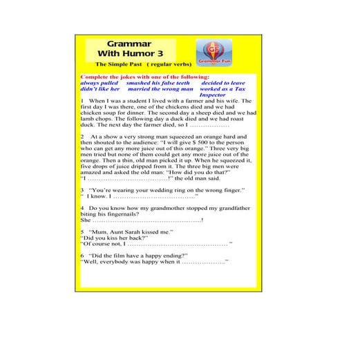 Grammar With Humor 3 | DOC