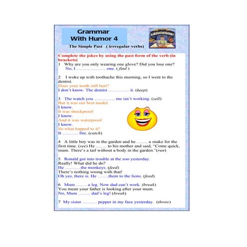 Grammar With Humor 4 | PDF