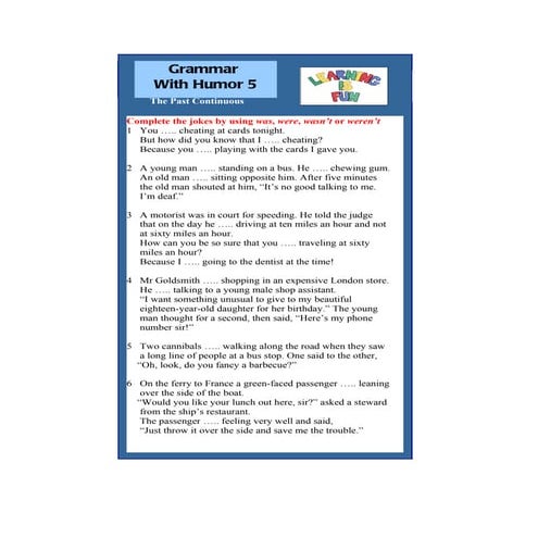 Grammar With Humor 5 | DOC