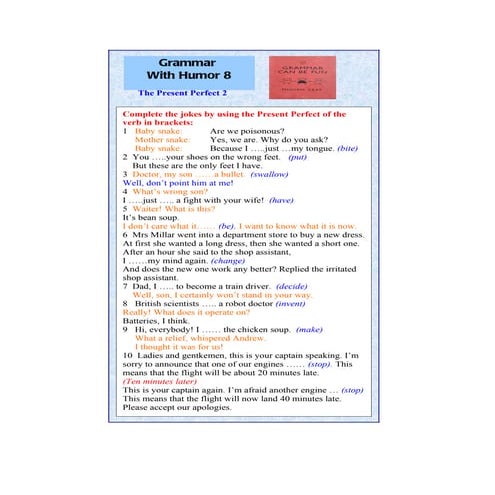 Grammar With Humor 8 | DOC