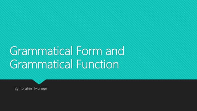 Markedness: Marked and Unmarked forms | PDF