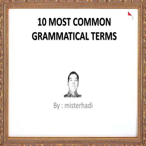 Grammatical terms | PPTX