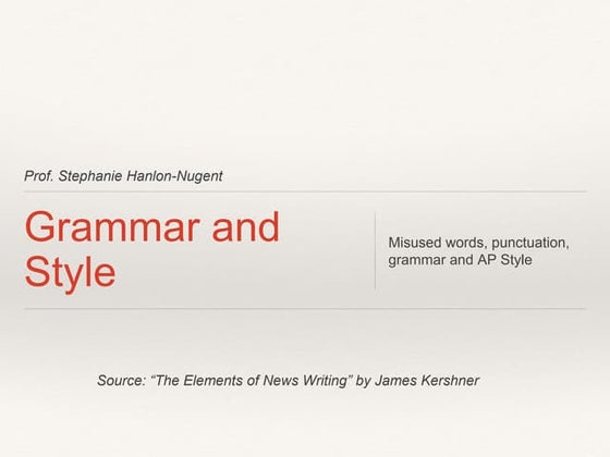 Copy-editing NewSymbols and AP Style.ppt | College Football | College ...