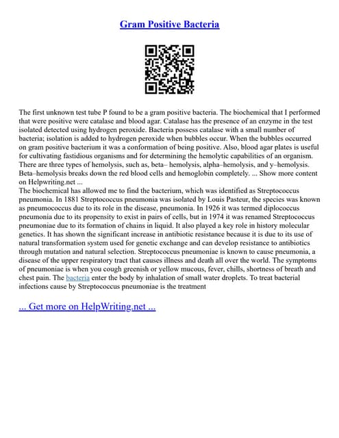 Identifying Unknown Bacteria Lab Docx Chemistry Science