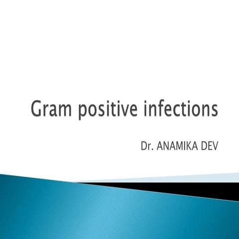 Gram positive infections | PPTX