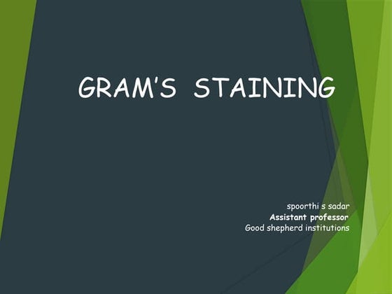 Gram Staining Pdf Pdf
