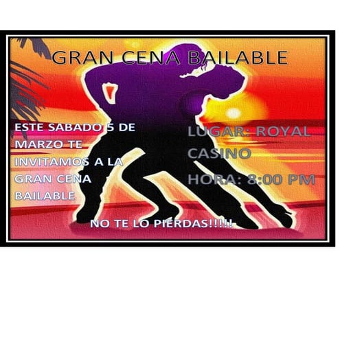 Gran cena bailable | DOCX