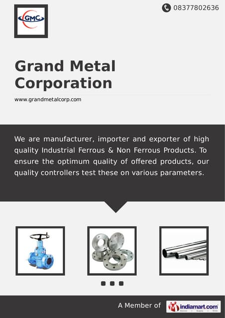 Company Profile - Metal Dynamics India - Brass Components Mfg & Exporter | PDF