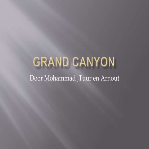 Grand Canyon | PPTX