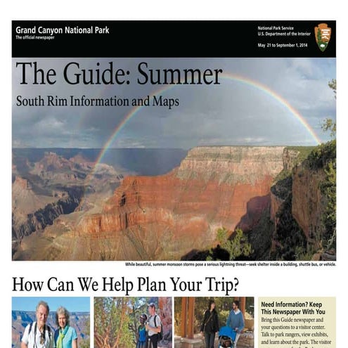 NostalgicOutdoors™- Grand Canyon National Park- South Rim Guide & Maps ...