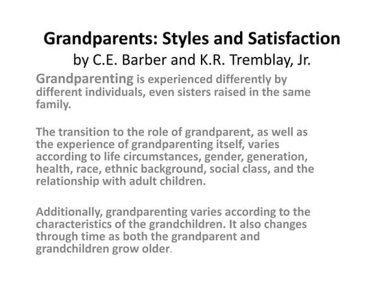 Grand parents day Power Point Presentation | PPTX