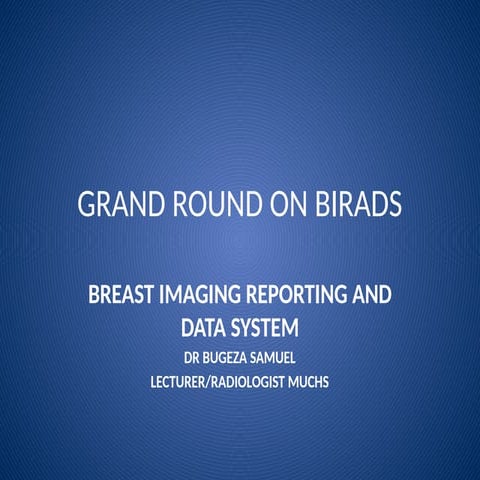 BIRADS, Breast Ultrasound, mamography | PPTX