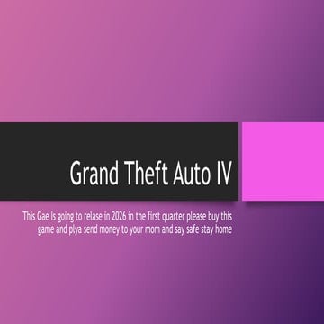 Grand Theft Auto IV.pptx